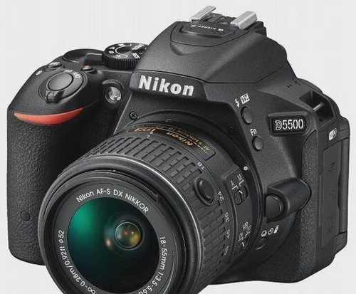 Nikon D5500 Body Black, зеркальная фотокамера