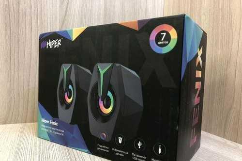 Колонки hiper Fenix (RGB-подсветка) Новые