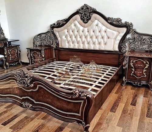 Спальный Гарнитур Барокко стиль Кровать Шкаф Тумбы