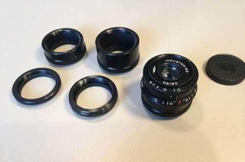 Industar 50, кольца макросъёмки, Zorki-4K