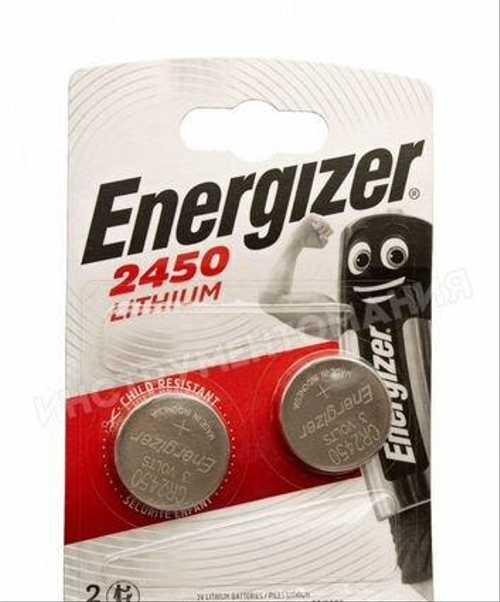 Батарейка CR2450 2 шт energizer E300830703