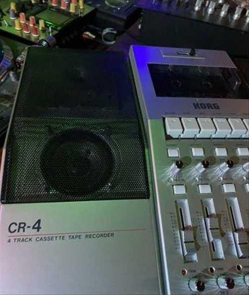 Korg CR-4 4 track cassette tape recorder