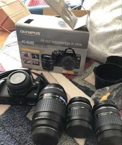 Зеркальный фотоаппарат olympus E620 Doubl Zoom Kit