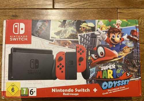 Nintendo Switch Super Mario Odyssey dition + плюшк