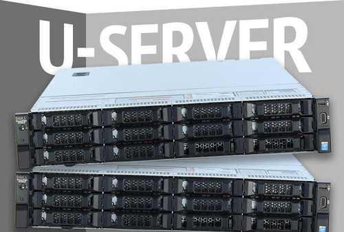 Сервер Dell r730XD 12LFF+2SFF 2x2690v3 32Gb 2х750W
