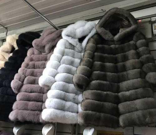 Шуба из песца