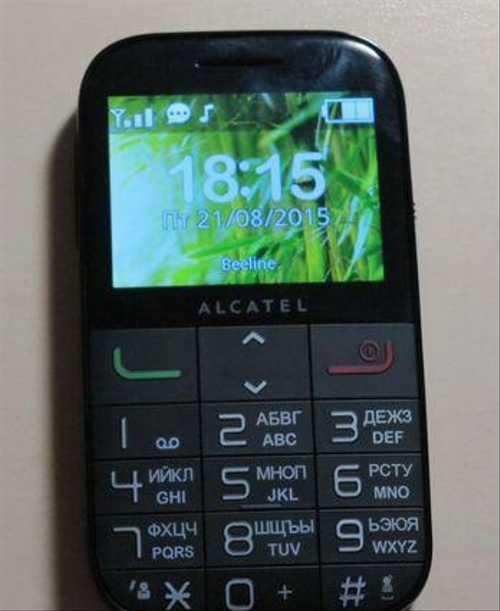 Alcatel one touch фото кнопочного телефона