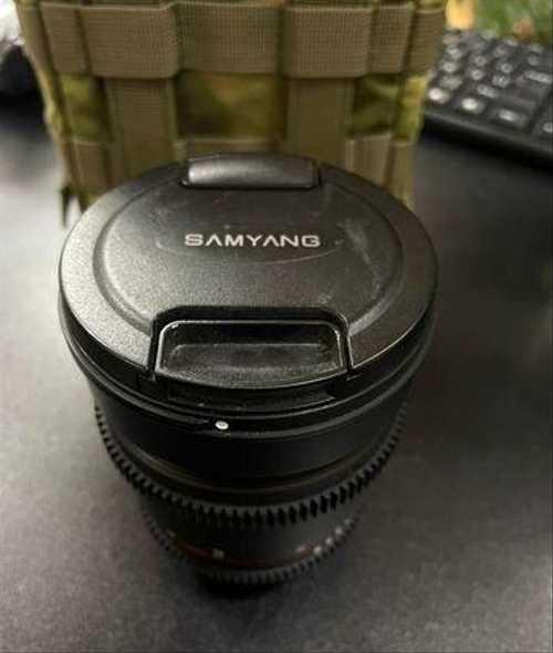 Объектив Samyang 16mm T2.2 for Canon