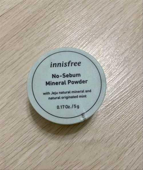 Минеральная рассыпчатая пудра Innisfree No-sebum M
