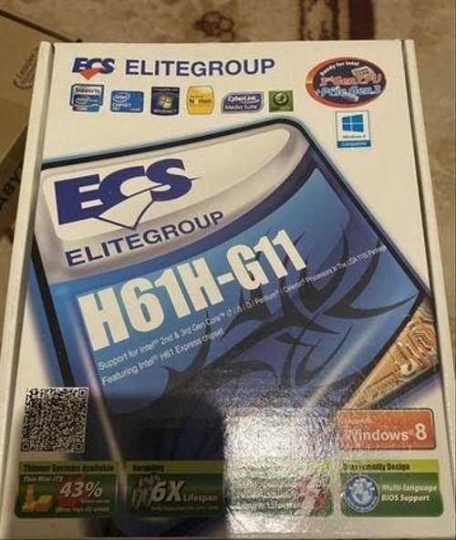 Материнская плата EliteGroup ECS H61H-G11 V2.0