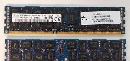 Озу Hynix 8GB, DDR3, PC3-14900R, HMT31GR7EFR4C-RD
