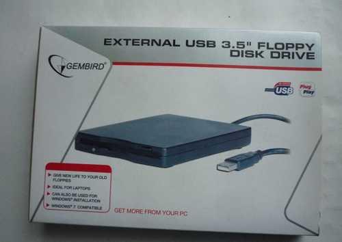 Флоппи диск Gembird USB 3.5