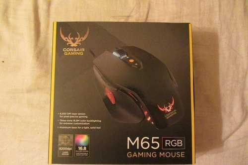 Игровая мышка Corsair Gaming M65 RGB Black