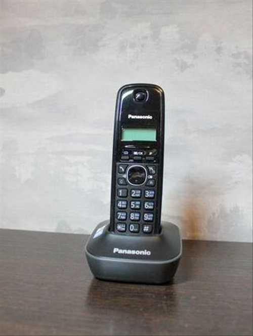 Стационарный телефон Panasonic новый, черн