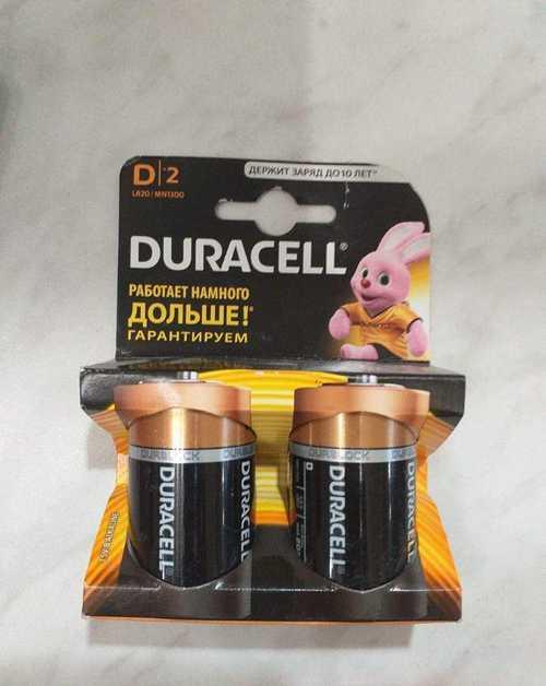 Батарейки Дюрасел d2. 450401 Батарейки Duracell d lr20, комплект 2шт., 1.5в.