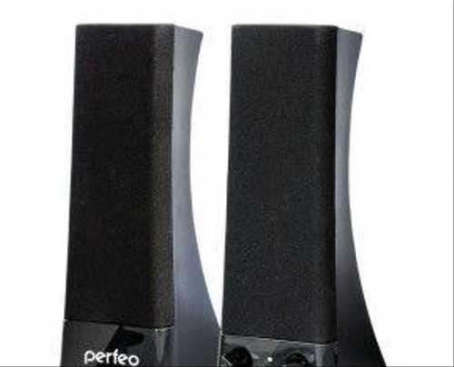 Колонки Perfeo PF-532 tower 2*3 USB, чёрн
