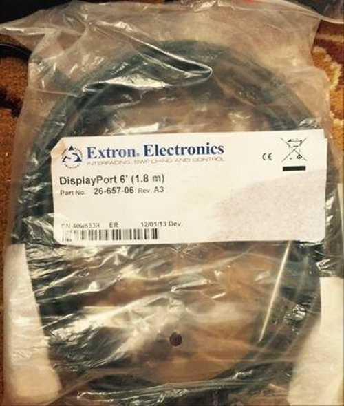 Extron Кабель DP male - DP male, 1.8 м