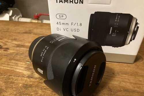 Объектив Tamron 45 mm, F/1.8 Di vc usd nikon