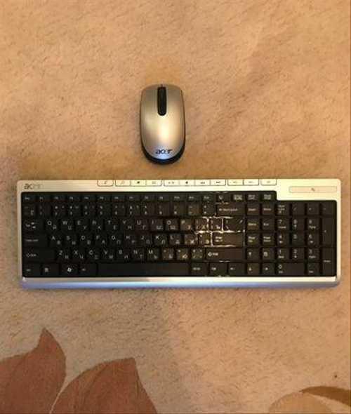 Беспроводная клавиатура и мышь Acer