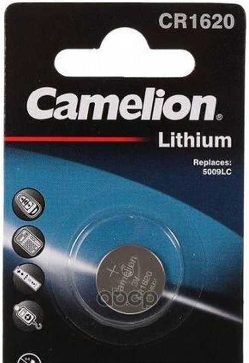 Батарейка Литиевая Дисковая Специальная 3в 1шт Camelion Lithium Cr1620-Bp1 Camelion арт. CR1620-BP1