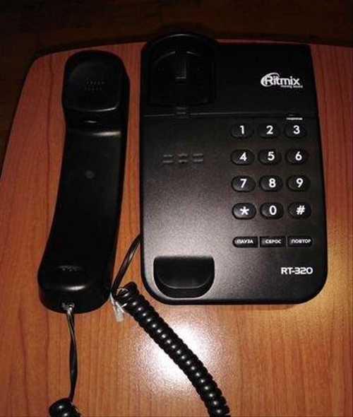 Телефон Ritmix RT-320, телефон проводной