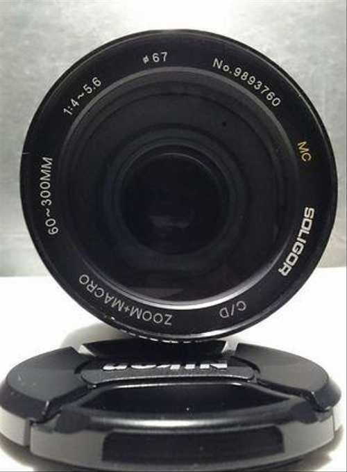 Soligor 60-300mm F 4-5.6 MC C/D Zoom Macro. Canon