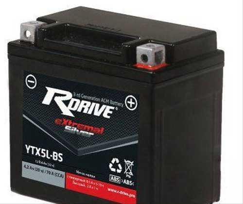 Аккумулятор RDrive eXtremal silver YTX5L-BS