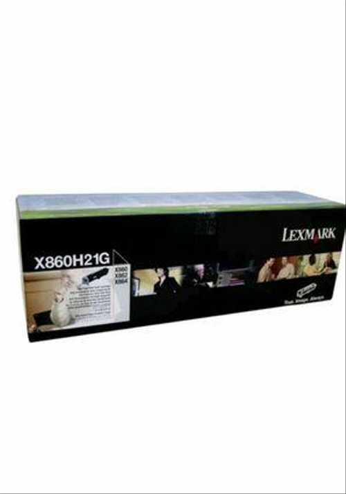 Тонер-картридж Lexmark X860H21G, черный, для лазер