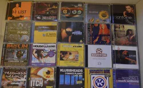 Коллекция CD дисков разные жанры