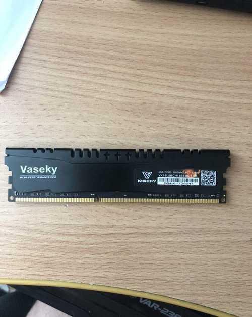 Оперативная память Vaseky, DDR3, 4Gb, 1600Mhz