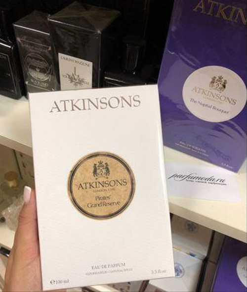 Atkinsons pirates grand reserve. Аткинсон Парфюм 41 Burlington Arcade мужской купить в Москве.