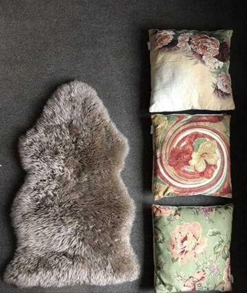 Декоративные подушки + коврик