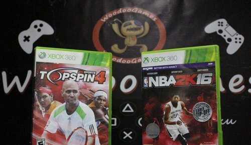 Игры Xbox360: Top Spin и NBA