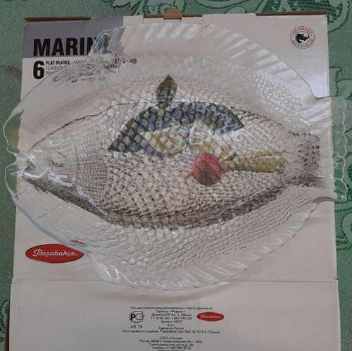 Набор тарелок для рыбы 6 шт