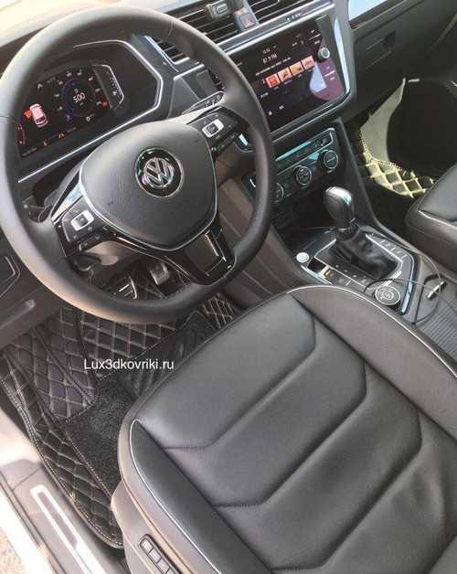 3d коврики из экокожи Tiguan