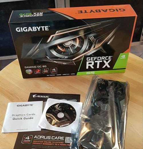 Видеокарта rtx2070 OC 8gb