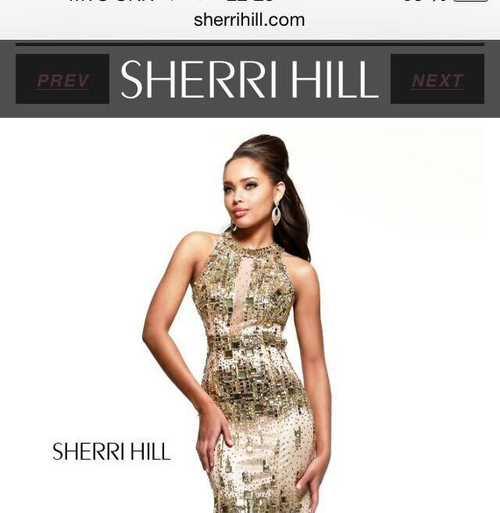 Платье Sherri hill