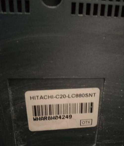 Телевизор Hitachi на запчасти