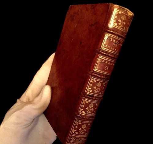 Антикварная книга 18 века, 1770 год, проповеди