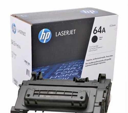 HP CC364A картридж черный (дефект коробки)