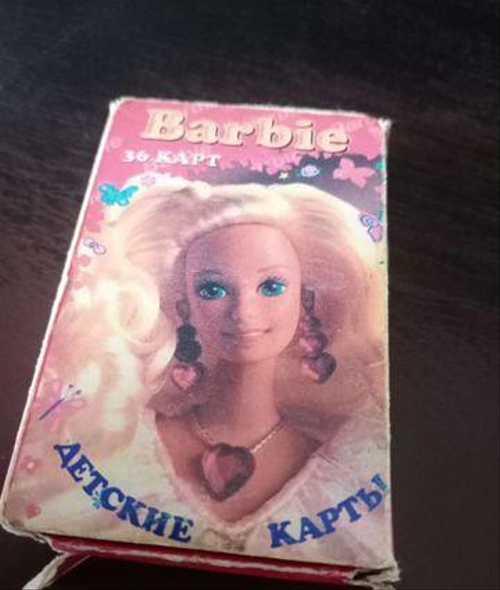 Игральные карты сувенирные Barbie 1993 год