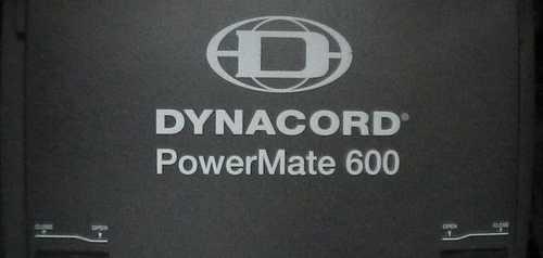 Dynacord powermate 600 схема