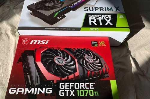 Видеокарта MSI GTX 1070TI 8gb