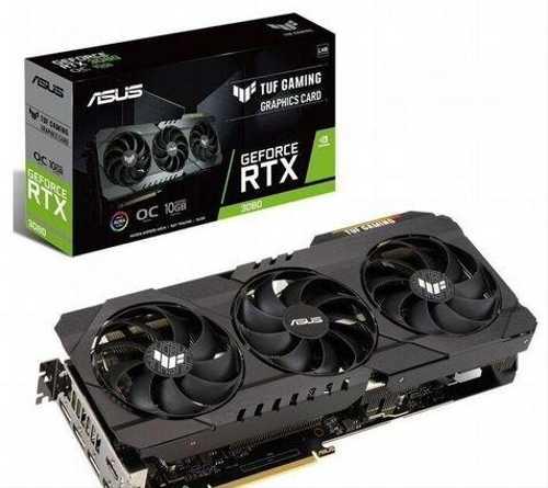 Видеокарта Asus GeForce TUF RTX3080 10Gb LHR