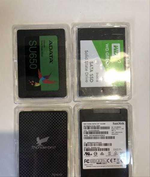 SSD диски 240gb, 512gb SATA 2.5