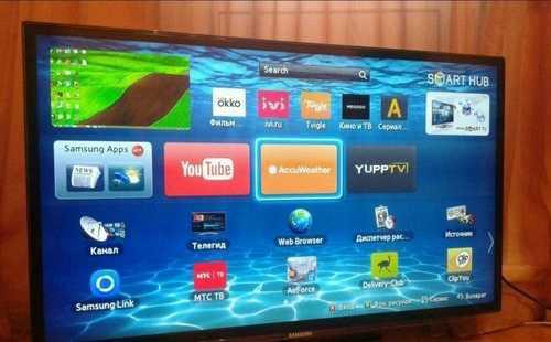 Большой 82см ультратонкий SAMSUNG с3D SmartTV wifi