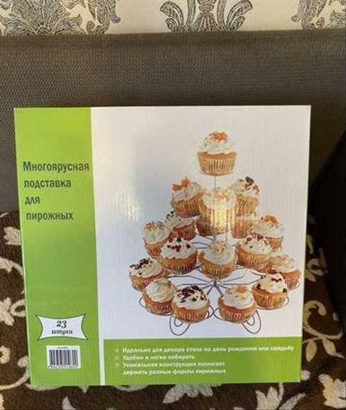 Подставка для пироженых маффинов кексов