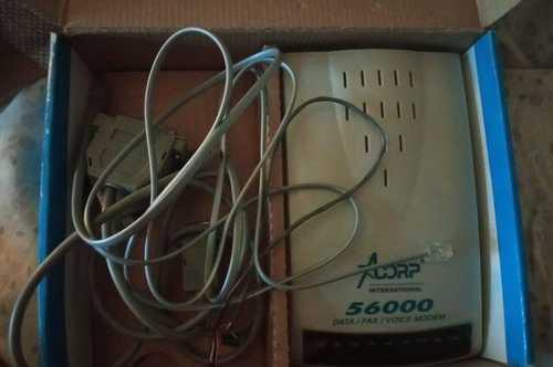 Модем Acorp International 56000/56K Fax Modem