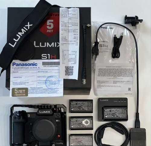 Panasonic Lumix S1H + Sigma MC-21 4 аккумулятора