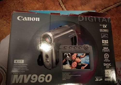 Видеокамера canon mv960